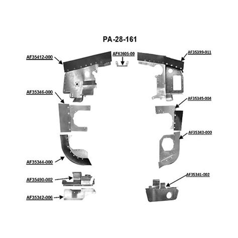 Engine Baffle Kit Bare Black Seals