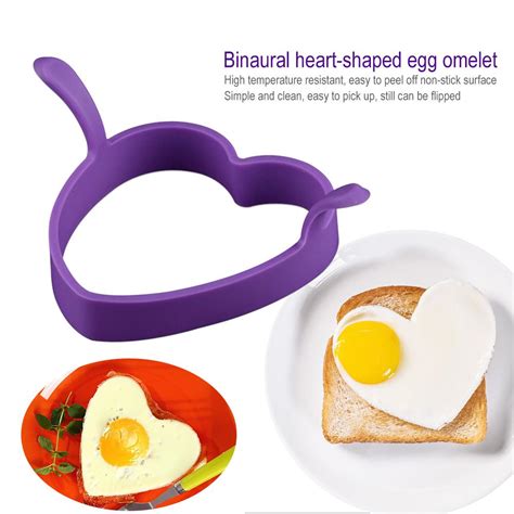 Heart Shape Silicone Egg Tools Pancake Mold Fried Vicedeal