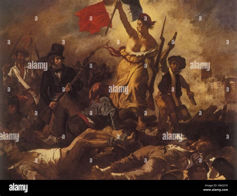 The Painting Liberty Leading The People By Eugène Delacroix Depicts
