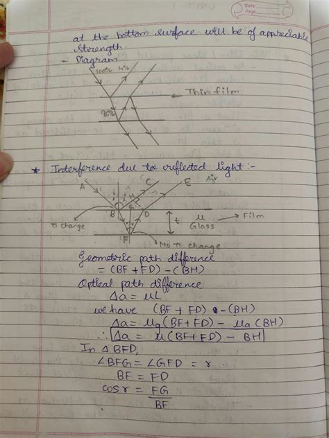 Solution Interference In Thin Films Studypool