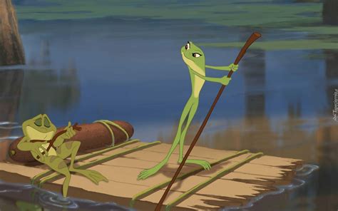 Kreskówka Żaby Tratwa