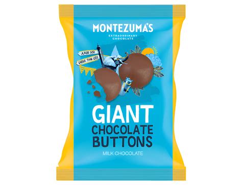 Montezumas Chocolate Milk 35 Giant Chocolate Buttons X 8 X 120g Cn