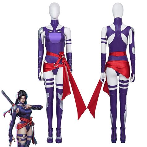Marvel Rivals Psylocke Vengeance Cosplay Costume Takerlama