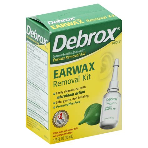 Debrox Earwax Removal Kit Drops Main