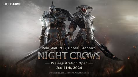 위메이드 Mmorpg 나이트 크로우 글로벌 사전 예약 시작 外