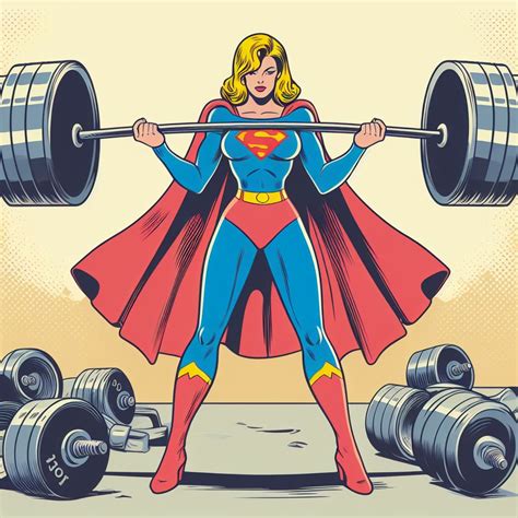Supergirl Bicep Curl By Winsonn On Deviantart