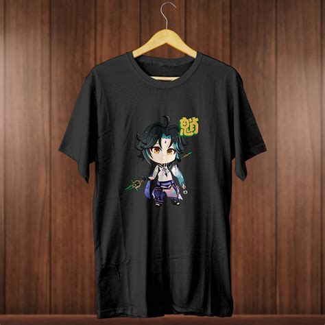 Jual Baju Kaos Chibi Genshin Xiao Shopee Indonesia