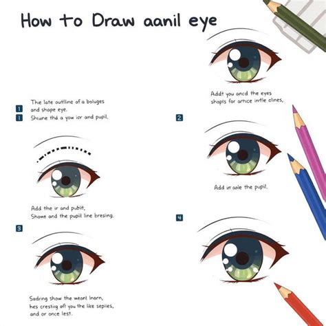 Step By Step Guide How To Draw Anime Girl Eyes