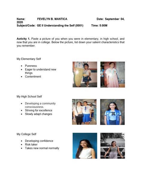 Ge 1 Assignment 2 Pdf Mind Cognitive Psychology