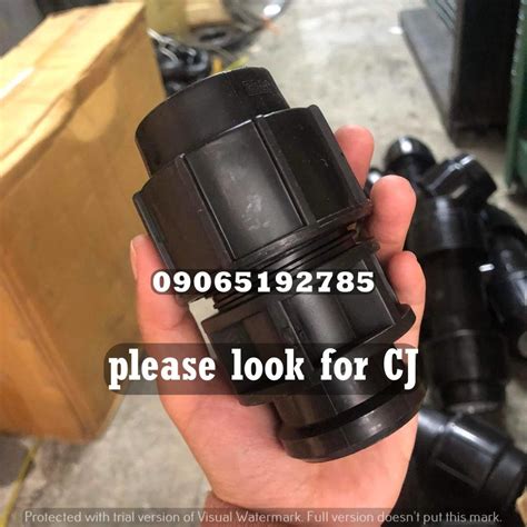Hdpe Threaded Female Adapter Black Commercial And Industrial Construction Tools And Equipment On