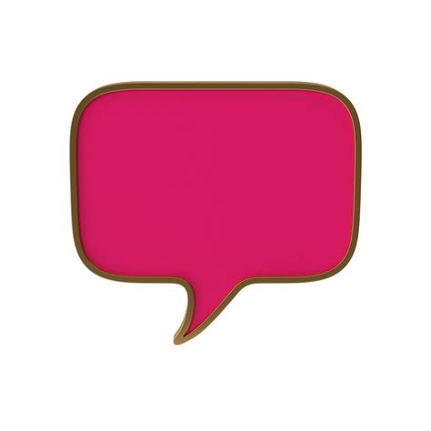 Pink Speech Bubbles 3d Model Turbosquid 2309583