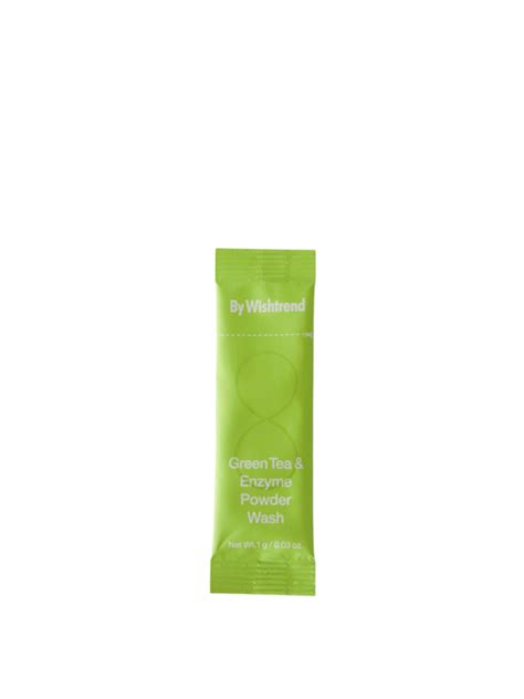 Ензимна пудра із зеленим чаєм By Wishtrend Green Tea And Enzyme Powder