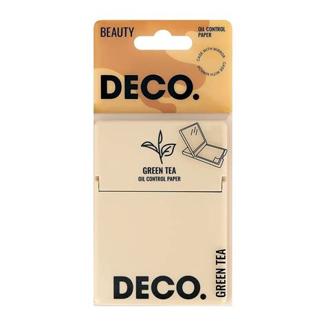 Салфетки для лица DECO. матирующие с экстрактом зеленого чая в ...