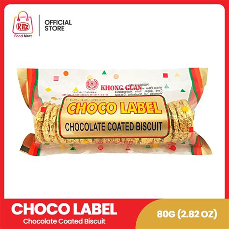 Rich Garden Choco Label Chocolate Coated Biscuit 22pcs Pack Shopee Philippines