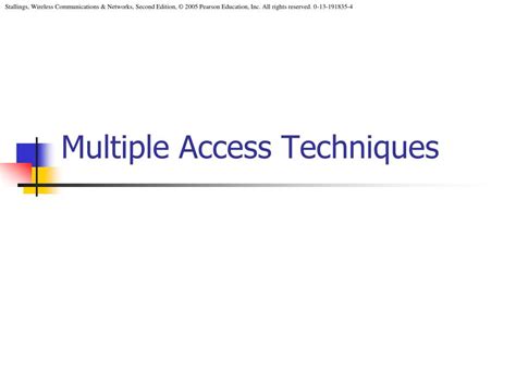 Ppt Multiple Access Techniques Powerpoint Presentation Free Download