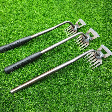 2 In 1 Hand Weeding Removal Puller Loose Soil Grass Rooting Remover