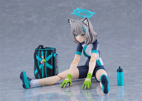 Blue Archive Shiroko Sunaookami Cycling Figma Action Figure Little