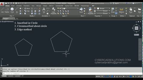 How To Draw A Polygon In Autocad With Dimensions At Rory Pichardo Blog