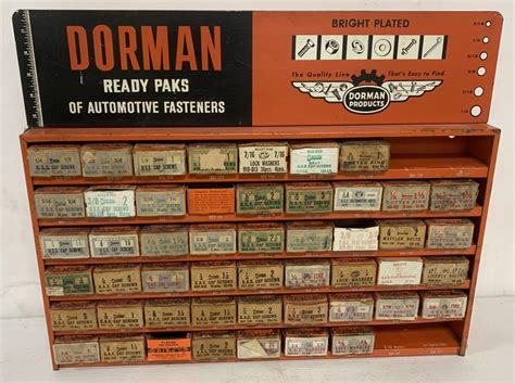 Dorman Automotive Fasteners Rack W Products 0167 On Jan 14 2023 Rentzel S Auction Service