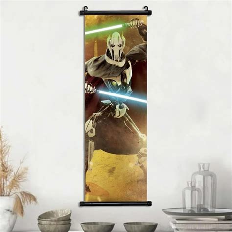 Póster De Star Wars De Disney Obra De Arte De Pared De La Película Darth Vader Pintura En