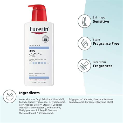 Trendy Eucerin Skin Calming Lotion Full Body Lotion For Dry Itchy