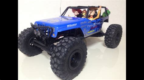 Toy Story Axial Wraith Posion Spyder Rock Crawling Youtube