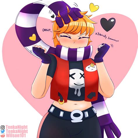 Bea Gets A Hold Of Edgars Clothes💛🖤 R Brawlstars