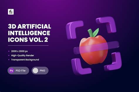 Premium Psd 3d Illustration Artificial Intelligence Object Detection