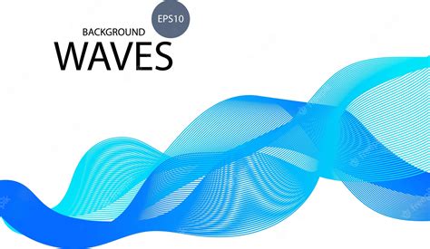 Premium Vector Abstract Flowing Lines Background