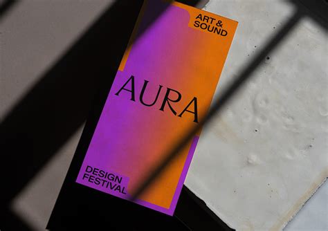 Aura Festival Visual Identity On Behance