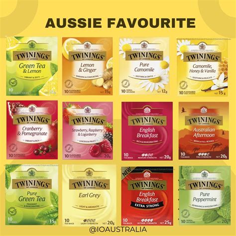 Twinings Tea Bags Australia 10 Packs Assorted Shopee Malaysia
