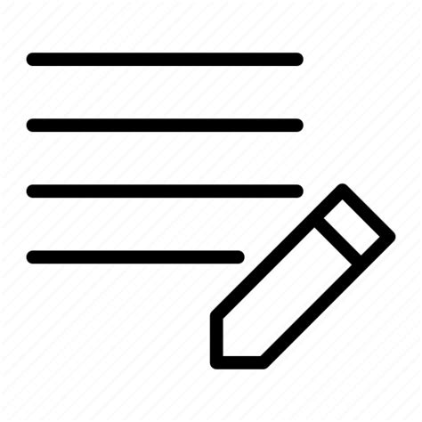 edit sentence text write icon