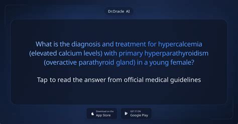 What Is The Diagnosis And Treatment For Hypercalcemia Elevated Calcium