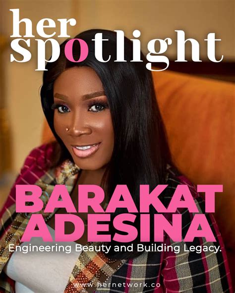 Engr Barakat Adesinaengineering Beauty And Building Legacy Her Network