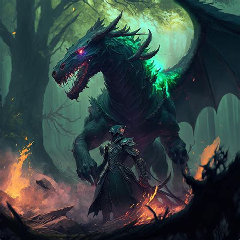 dark knight fighting with dragons digital art by thanasis galatis pixels