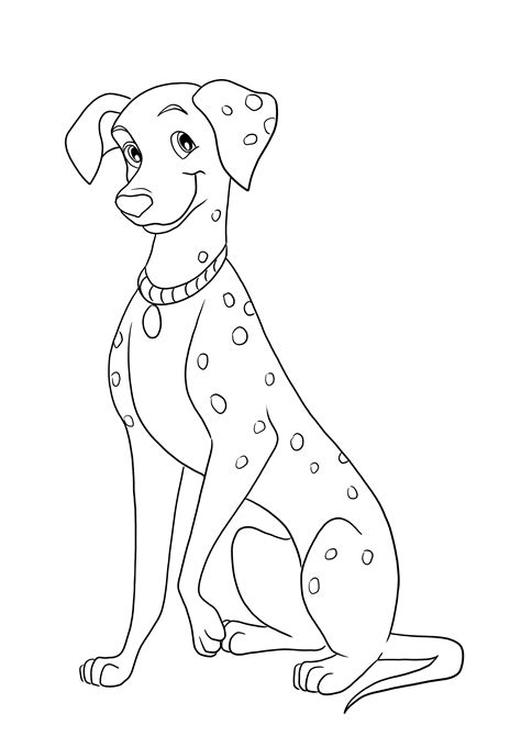 Dalmatians Perdita Coloring Pages