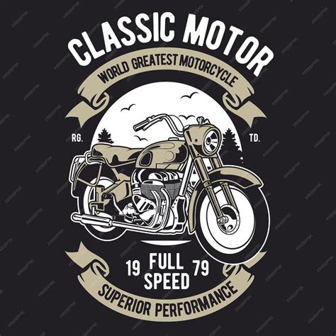 Premium Vector Classic Motorcycle