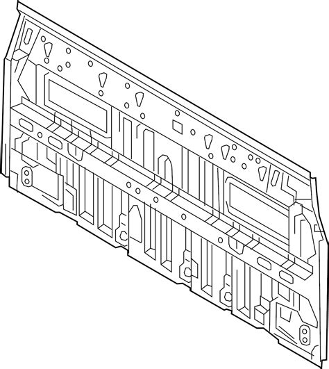 Toyota Tacoma Back Panel Panel Sub Assembly Upper 6410104301