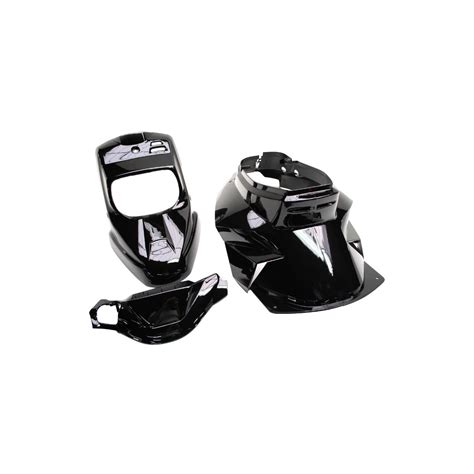 Kit Carénages Scooter Mbk Booster Spirit Yamaha Bws 1999 2003 Noir