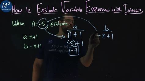 How To Evaluate Variable Expressions With Integers Part 2 Of 4 When