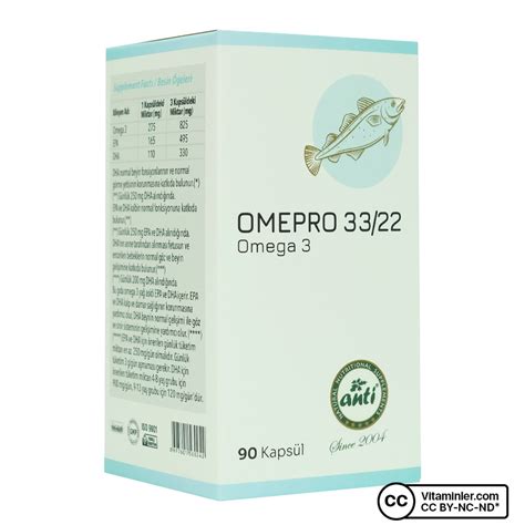 Anti Omepro Omega 3 90 Kapsül Omega 3