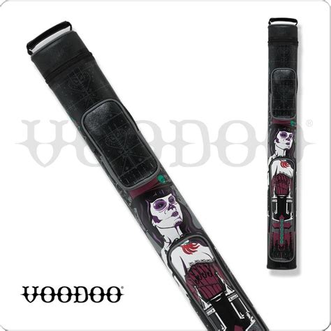 Voodoo 2x2 Vodc22e Voodoo Queen Hard Pool Cue Case Pool Cues Cue