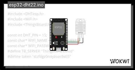 Esp32 Dht22 Thingsboard Wokwi Esp32 Stm32 Arduino Simulator
