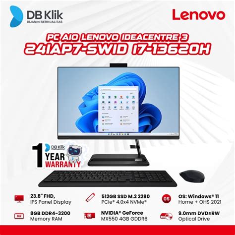 Pc Aio Lenovo Ic Iap Swid I H Gb Mx Win Ohs