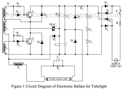 Electrical Ballast Circuit 12 Volt Fluorescent Lamp Drivers