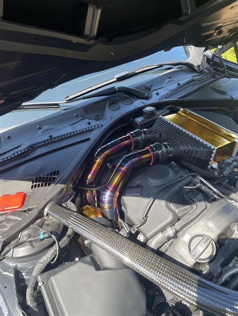 Bmw S55 Titanium Charge Pipes And J Pipe F80 M3 F82 83 M4 F87 M2
