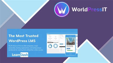 learndash lms dashboard addon worldpress it