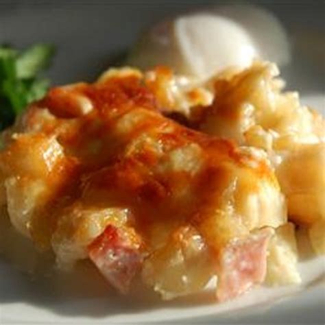 Cheesy Ham And Hash Brown Casserole