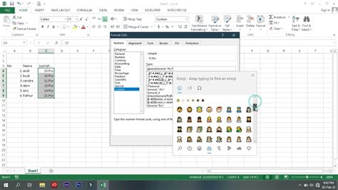 Custom Number Format Di Excel Youtube