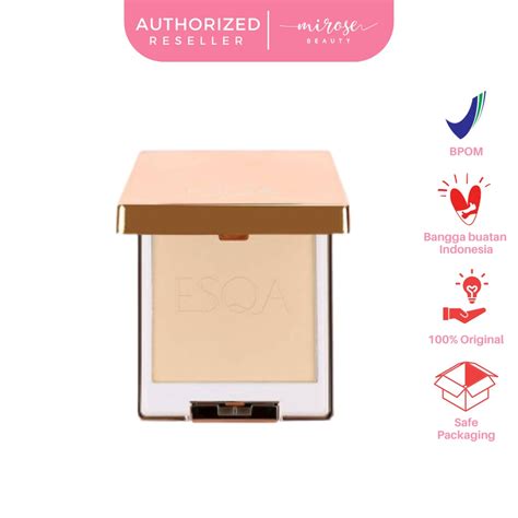 Jual Esqa Flawless Powder Foundation Shopee Indonesia